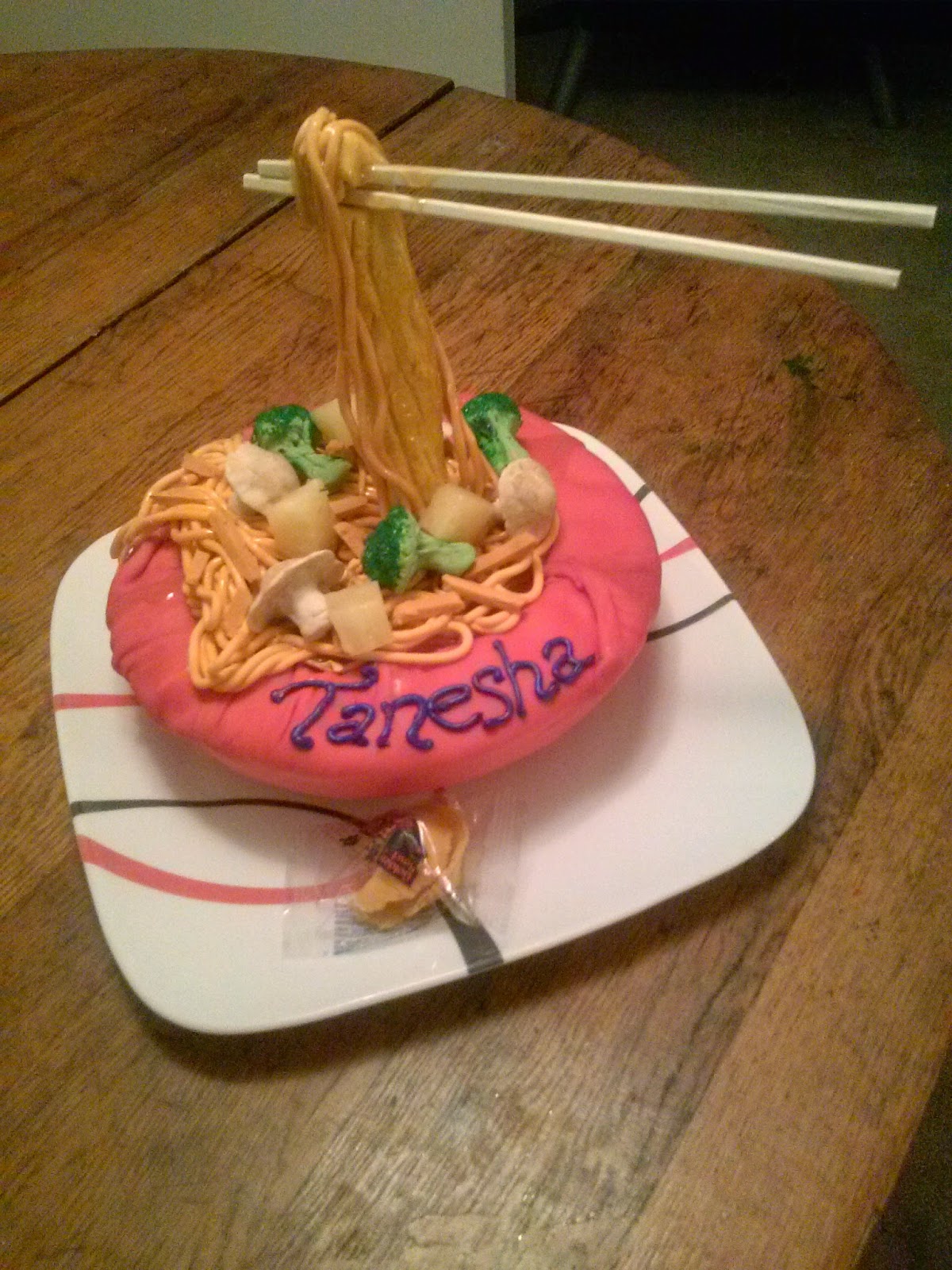 A's Cakery: Chinese Noodle Bowl Cake